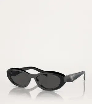 Prada Acetate Sunglasses - Black