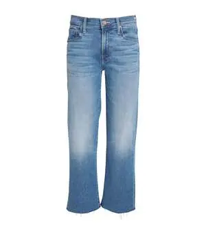 MOTHER The Mid Rise Rambler Zip Ankle Jeans
