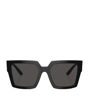 Dolce & Gabbana Sunglasses With Logo - Black