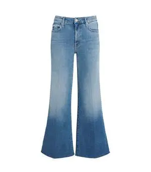 MOTHER The Roller Fray Wide-leg Jeans
