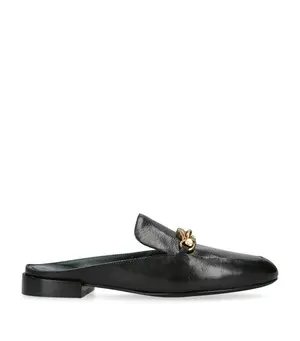 Tory Burch Leather Jessa Loafer Mules