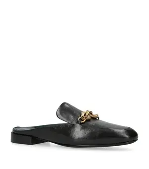 Tory Burch Leather Jessa Loafer Mules