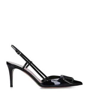Valentino Garavani Leather Slingback Pumps