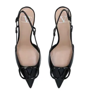 Valentino Garavani Leather Slingback Pumps