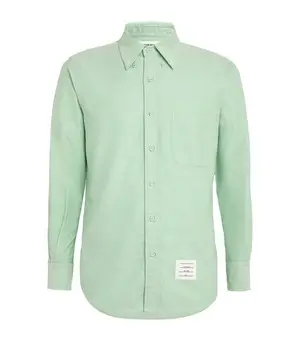 Thom Browne 4-bar Stripe Shirt Green