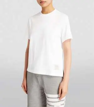 Thom Browne Name Patch T-shirt - White