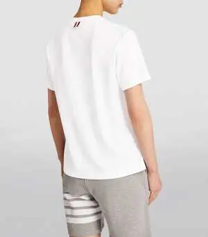 Thom Browne Name Patch T-shirt - White