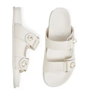 JIMMY CHOO Fayence Leather Sandals