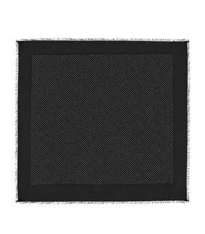 Saint Laurent Polka Dot Scarf - Black