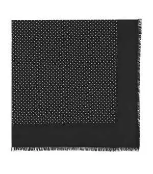 Saint Laurent Polka Dot Scarf