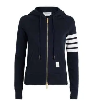 Thom Browne Zip Up Sweatshirts Hoodies For Women