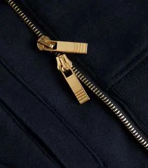 Thom Browne 4-bar Zip-up Hoodie