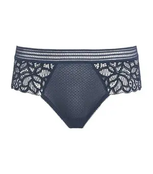 Wacoal Lace-trim Raffine Tanga Navy