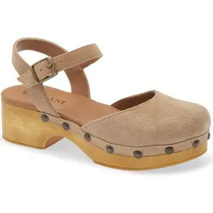Cordani Winston Ankle Strap Platform Clog - Biscotto
