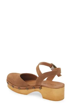 Cordani Winston Ankle Strap Platform Clog - Crosta Clove