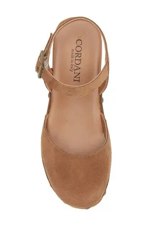 Cordani Winston Ankle Strap Platform Clog - Crosta Clove