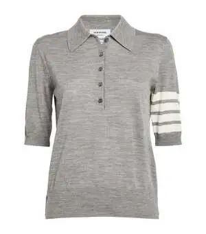 Thom Browne 4-bar Polo Shirt