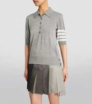 Thom Browne 4-bar Polo Shirt