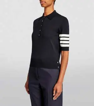 Thom Browne 4-bar Polo Shirt