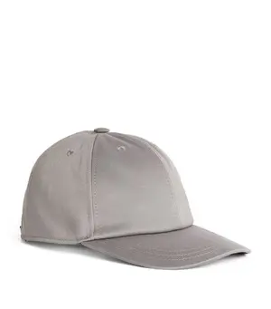 Thom Browne Name Tag Baseball Cap - Grey