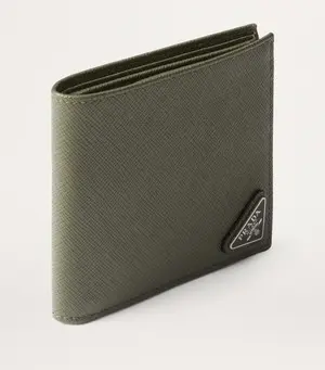 Prada Saffiano Leather Wallet - Green