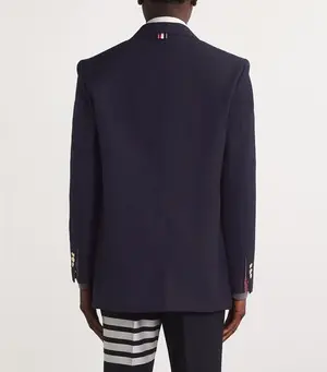 Thom Browne Wool Blazer - Navy