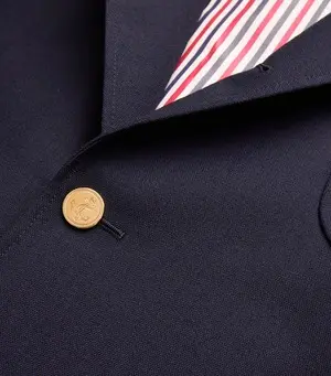Thom Browne Wool Blazer - Navy