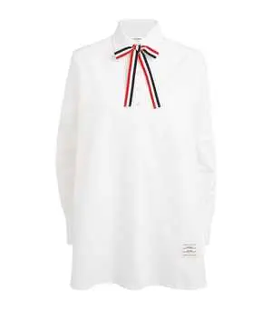 Thom Browne 4-bar Stripe Bow-tie Shirt