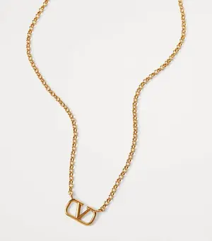 Valentino Garavani Vlogo Necklace - Gold