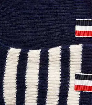 Thom Browne Cashmere 4-bar Gloves