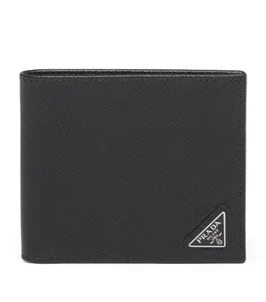 Prada Saffiano Leather Wallet - Black