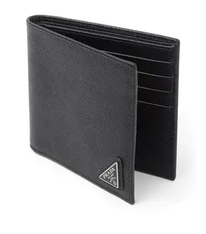 Prada Saffiano Leather Wallet - Black