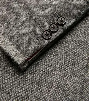 Thom Browne Wide-lapel Overcoat - Grey