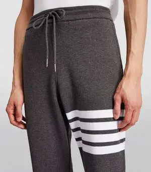 Thom Browne Four-stripe Sweatpants - Grey