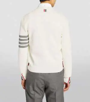 Thom Browne Cotton V-neck Cardigan