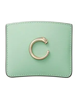 Cartier Panthère De Simple Card Holder Green