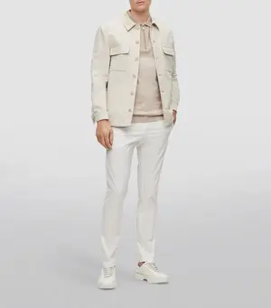 BOSS Cotton-silk Polo Shirt