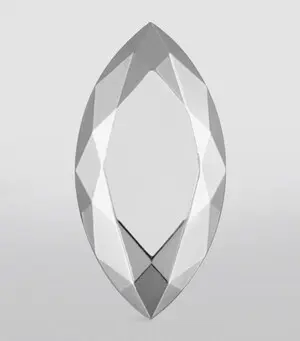 MARIA TASH Gold Faceted Marquise Threaded Stud Single Earring