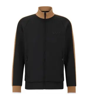 BOSS Colour-block Zip-up Sweatshirt