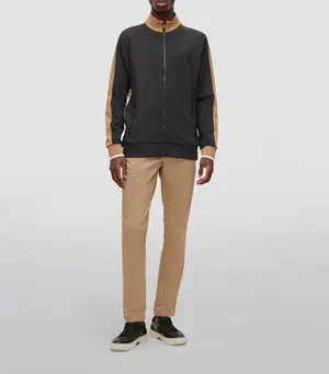 BOSS Colour-block Zip-up Sweatshirt