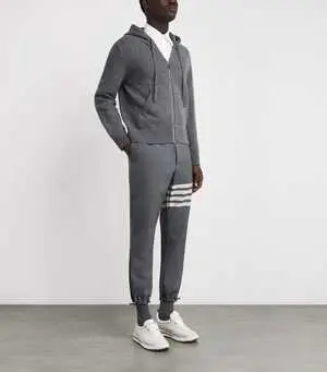 Thom Browne Wool 4-bar Trousers - Grey