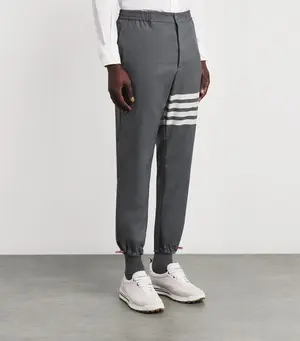 Thom Browne Wool 4-bar Trousers - Grey