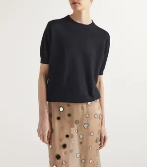 Prada Cashmere Crew-neck Sweater - Blue