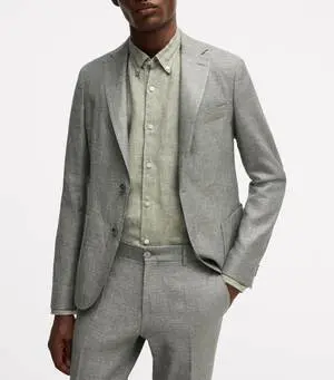 BOSS Linen Shirt - Green