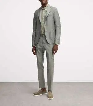 BOSS Linen Shirt - Green
