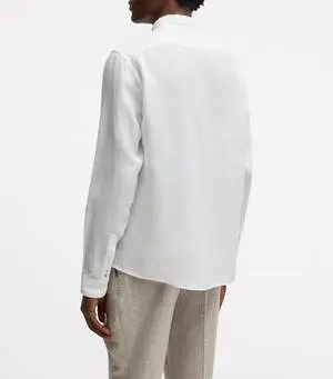 BOSS Linen Shirt - White