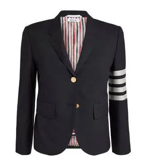 Thom Browne Wool Sport Coat - Navy