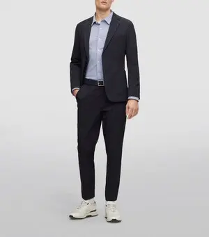 BOSS Performance-stretch Jersey Printed Shirt