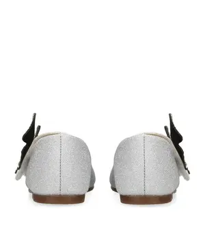 BABYWALKER Crystal Butterfly Ballet Flats