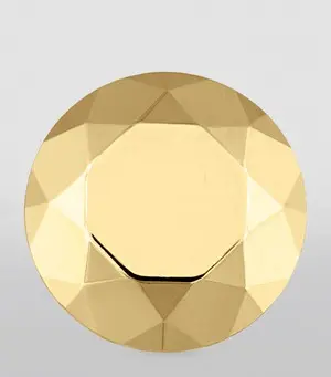 MARIA TASH Faceted Round Threaded Stud Earring - Gold